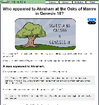 Who appeared to Abraham at the Oaks of Mamre in Genesis 18? – True ...